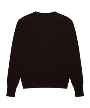 LEMAIRE Crew Neck Sweater - Ebony