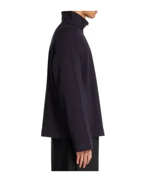 THE ROW Long Sleeve Zip-up Blended Top