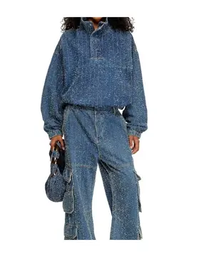 DIESEL® Grab-d Denim Tote Bag