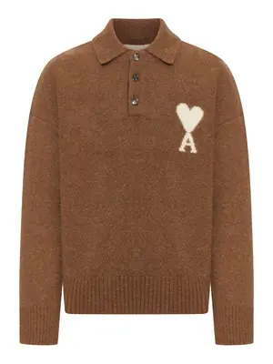 Ami Button Detailed Sweaters For Men