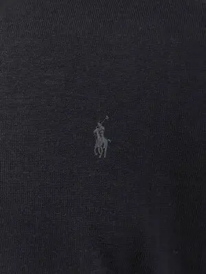 Polo Ralph Lauren Crewneck Jumper With Embroidered Logo - Black
