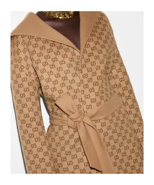 Gucci Reversible Gg Logo Coat
