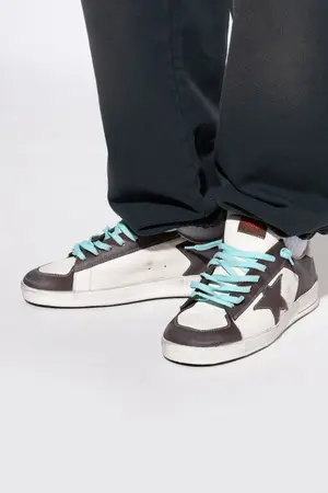 GOLDEN GOOSE Star Detail Leather Sneakers - Black