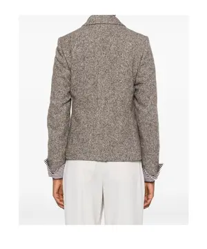 Brunello Cucinelli Double-breasted Blazer - Brown