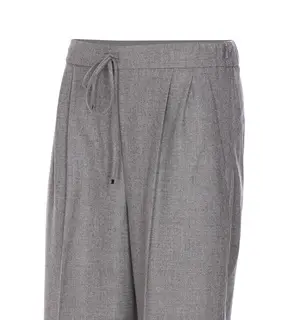 Max Mara Gitti Drawstring Trousers - Gray