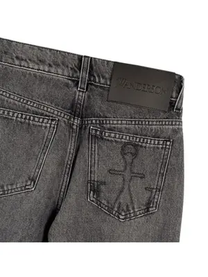J.W.ANDERSON Logo Patch Distressed Jeans