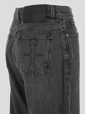 J.W.ANDERSON Logo Patch Distressed Jeans
