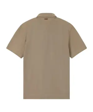 Zegna Chest Pocket Polo Shirt - Brown