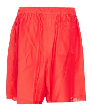 Pinko Logo Patch Wide Leg Bermuda Shorts