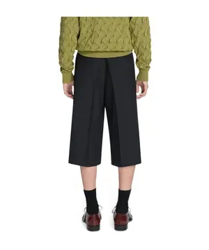 Dries Van Noten Belted Pleated Shorts