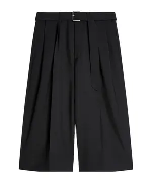 Dries Van Noten Belted Pleated Shorts