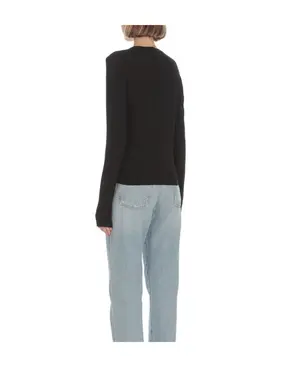 VIVIENNE WESTWOOD Orb Embroidered Knit Pullover - Black