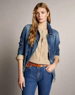 FAY Hook-closure Denim Jacket