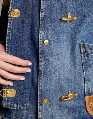 FAY Hook-closure Denim Jacket