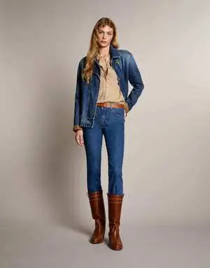 FAY Hook-closure Denim Jacket