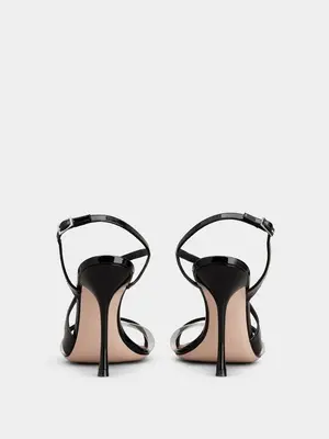 ROGER VIVIER I Love Vivier" Pvc And Patent Leather Sandals