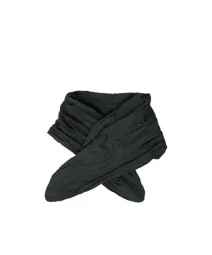 TOTEME Crinkled Draped Scarf - Black