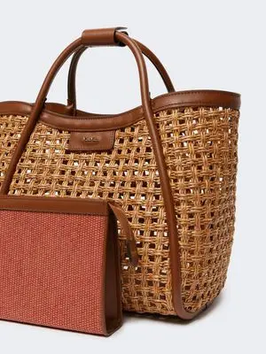 Max Mara Small Marine Tote Bag - Beige