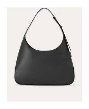 FERRAGAMO Gancini Buckle Hobo Bag