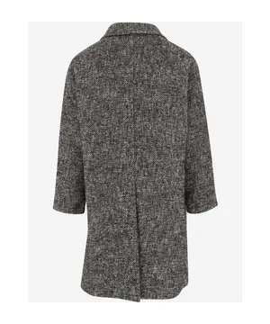 Tagliatore Long-sleeved Coat - Grey