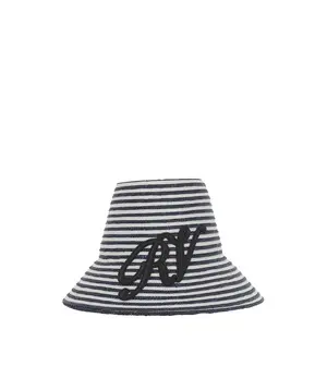 ROGER VIVIER Raffia Hat - Black