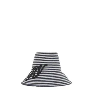 ROGER VIVIER Raffia Hat - Black