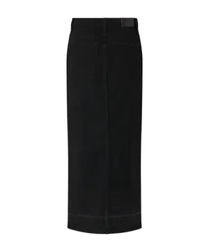 Pinko Long Slit Denim Skirt