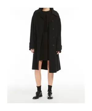 Max Mara Carla Belted Coat - Black