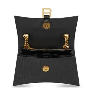 Balenciaga Crush Small Shoulder Bag - Black