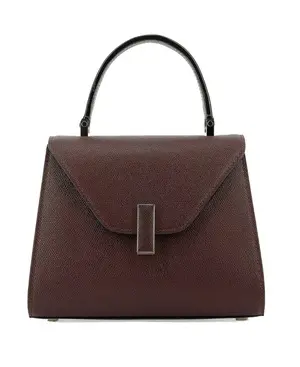 VALEXTRA Iside Foldover Mini Top Handle Bag - Deep Red