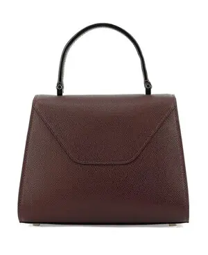 VALEXTRA Iside Foldover Mini Top Handle Bag - Deep Red