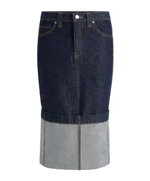 Khaite Kilian Skirt - Indigo