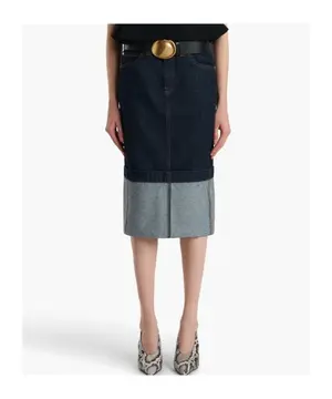 Khaite Kilian Skirt - Indigo