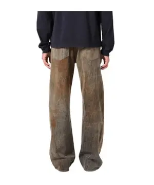 AGOLDE Distressed Straight-leg Jeans