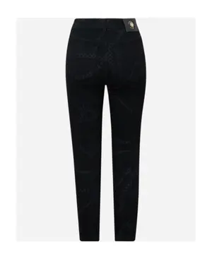 Versace Printed Slim Fit Jeans
