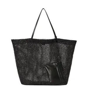 THE ROW Barn Open-weave Tote Bag - Black