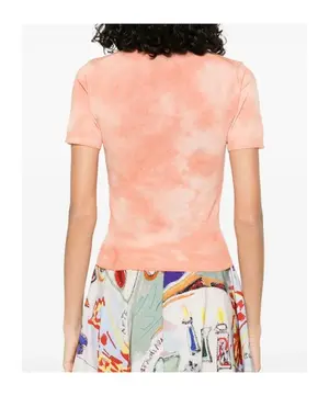VIVIENNE WESTWOOD Orb Embroidered T-shirt - Pink