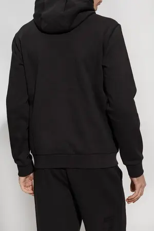 EA7 Logo-print Drawstring Hoodie