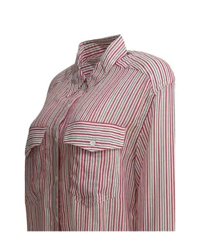 Isabel Marant Étoile Nath Striped Tie-front Shirt - Pink
