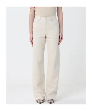 Fendi Logo Detailed Straight-leg Jeans - Light Brown