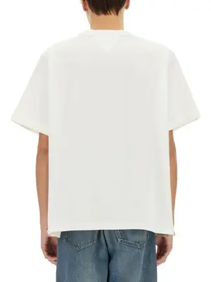 Bottega Veneta Check Detailed Short Sleeved T-shirt
