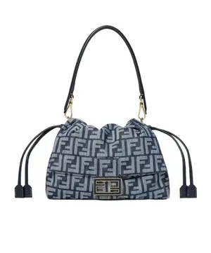 Fendi Medium Mamma Baguette Shoulder Bag - Blue