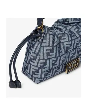 Fendi Medium Mamma Baguette Shoulder Bag - Blue