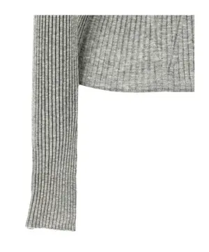 Pinko V-neck Ribbed Cardigan With Logo Patch