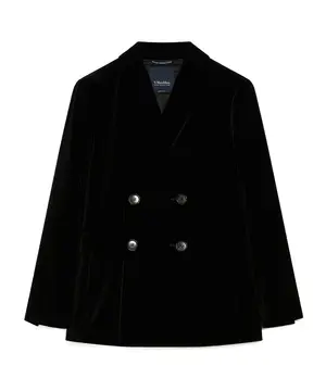 Max Mara Double-breasted Long-sleeved Jacket