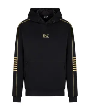 EA7 Logo Logo Hooded Sweater