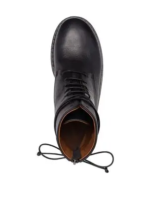 Marsèll Leather Ankle Boots With Zip And Tie Fastening