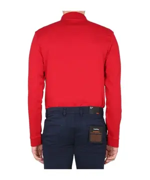 Hugo Boss Logo Embroidered Polo Shirt