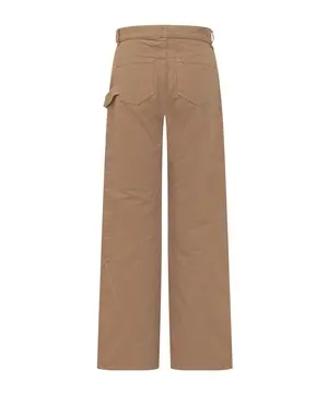 J.W.ANDERSON Twisted Wide Leg Workwear Jeans - Brown