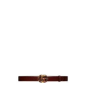 Gucci Gg Marmont Belt - Brown